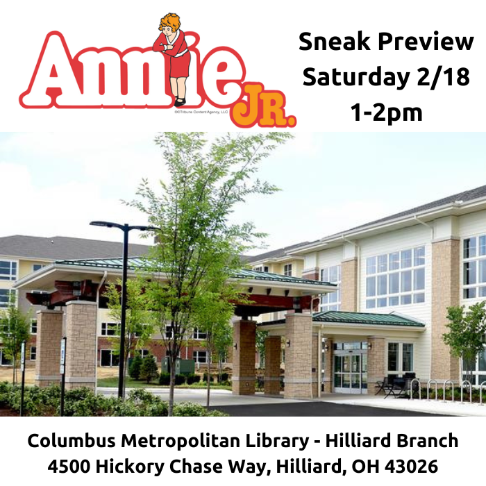 Annie J Sneak Preview at the Hilliard Library