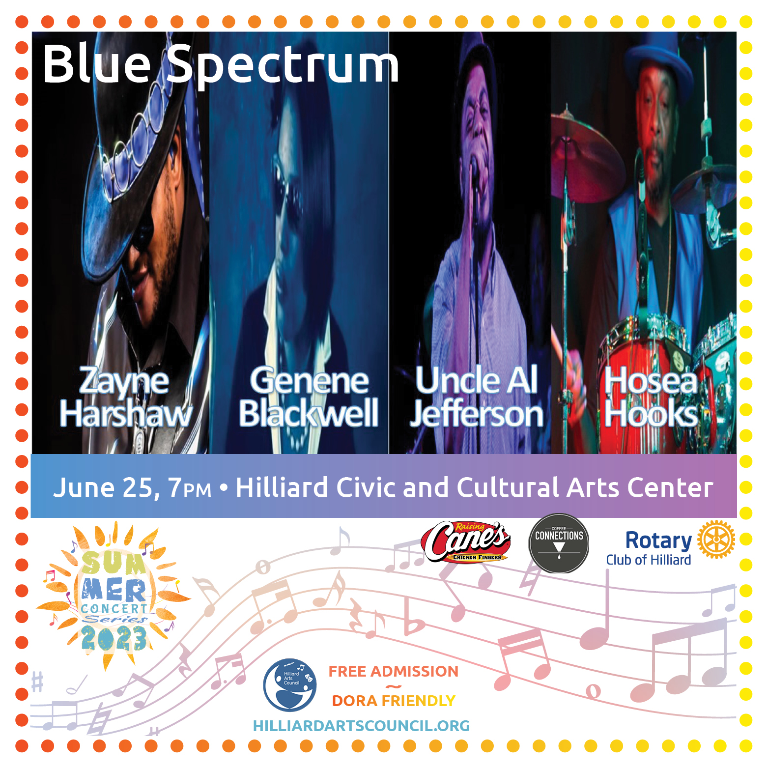 Summer Concert Series: Blue Spectrum | Hilliard Arts Council