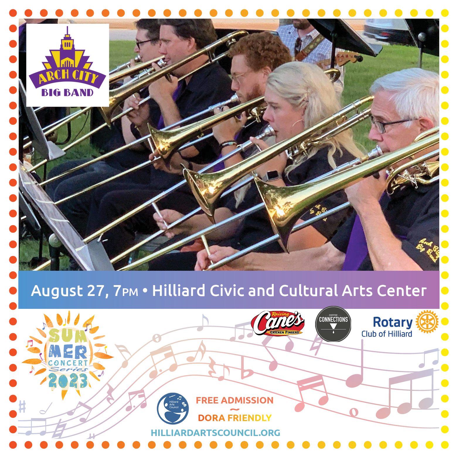 Summer Concert Series: Arch City Big Band | Hilliard Arts Council